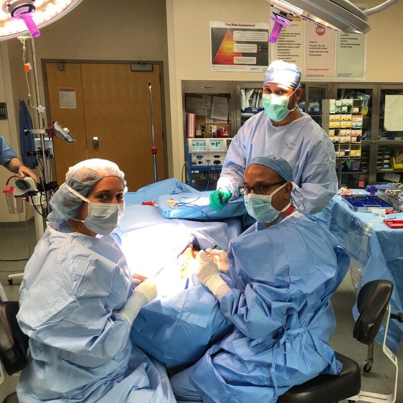 Before and six months after lower blepharoplasty surgery and lower ...